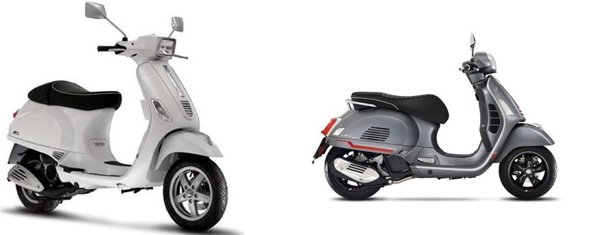 Motorrad Vergleich Vespa S 125 i.e 2009 vs. Vespa GTS 125 Supersport iGET 2021