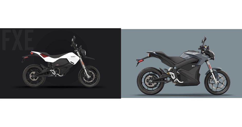 Motorrad Vergleich Zero FXE 2024 vs. Zero S 2023