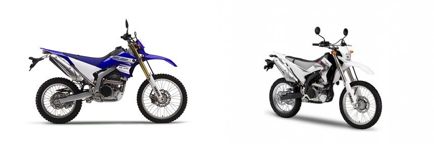 Motorrad Vergleich Yamaha WR 250R 2018 vs. Yamaha WR 250R 2012