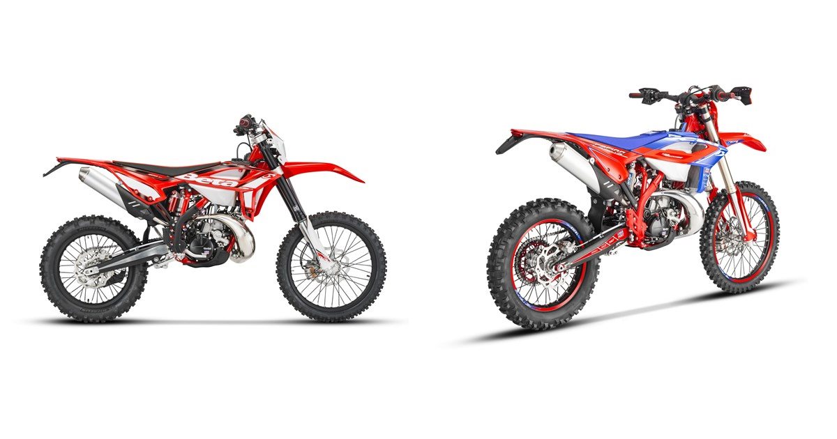 Motorrad Vergleich Beta RR 200 2T 2021 vs. Beta RR Racing 2T 200 2023