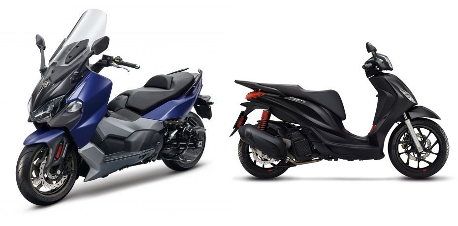Motorrad Vergleich Sym Maxsym TL 2021 vs. Piaggio Medley 125 S 2021