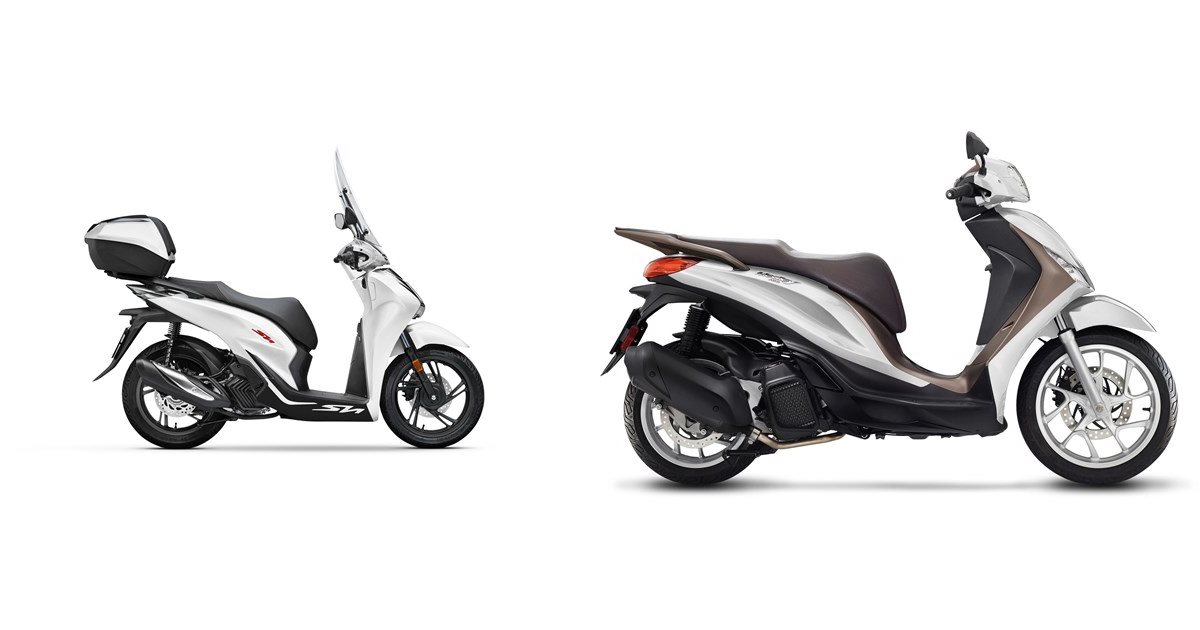 Honda SH125i 2022 vs Piaggio Medley 125 2024