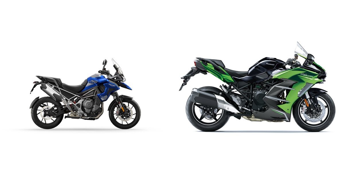 Triumph Tiger 1200 GT PRO 2022 vs Kawasaki Ninja H2 SX SE 2025