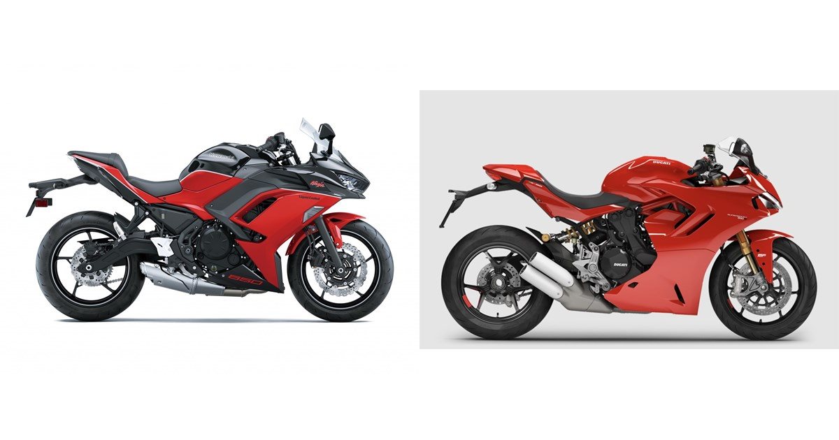 Kawasaki Ninja 650 40th Anniversary 2024 vs Ducati SuperSport 950 S 2024