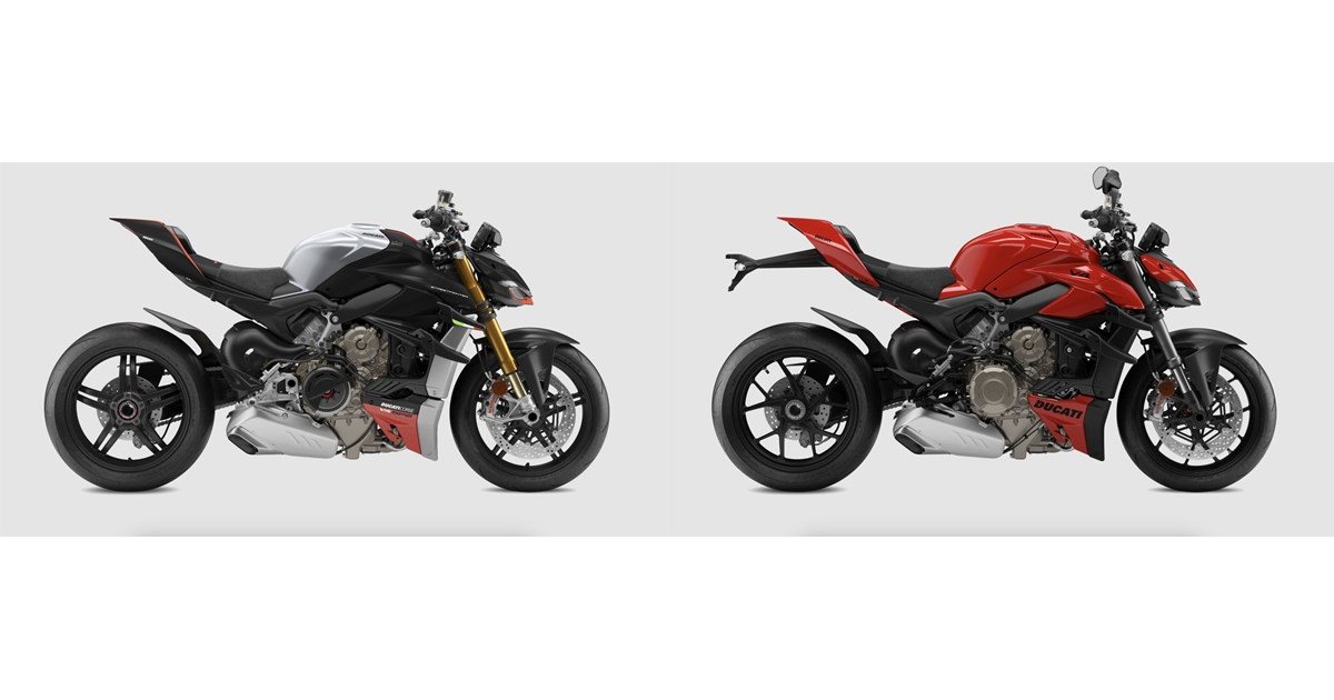 Motorrad Vergleich Ducati Streetfighter V4 SP2 2024 vs. Ducati Streetfighter V4 2024