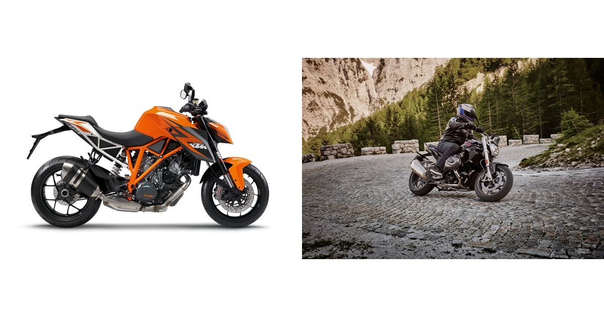 Comparaison des motos KTM 1290 Super Duke R 2015 VS. BMW R 1250 R 2019