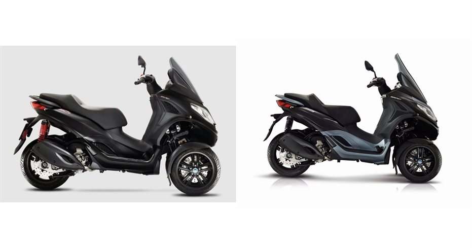 Motorrad Vergleich Piaggio MP3 300 Sport 2024 vs. Piaggio MP3 300 2021