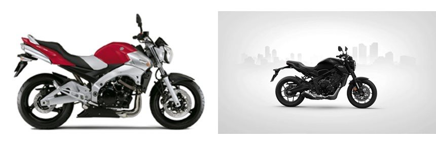 Suzuki GSR 600 2006 vs Honda CB650R 2024