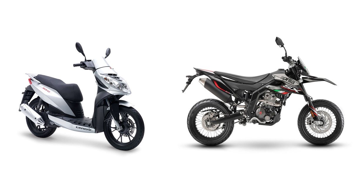 Motorrad Vergleich KSR Moto Soho 125 2016 vs. Aprilia SX 125 2021