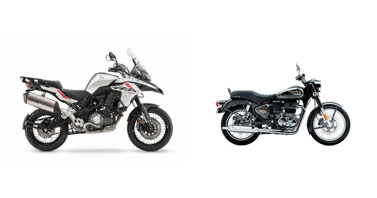 Benelli TRK 502 X 2020 vs Royal Enfield Bullet 350 2024