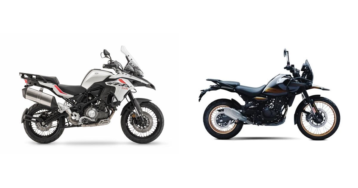 Motorrad Vergleich Benelli TRK 502 X 2020 vs. Royal Enfield Himalayan ...