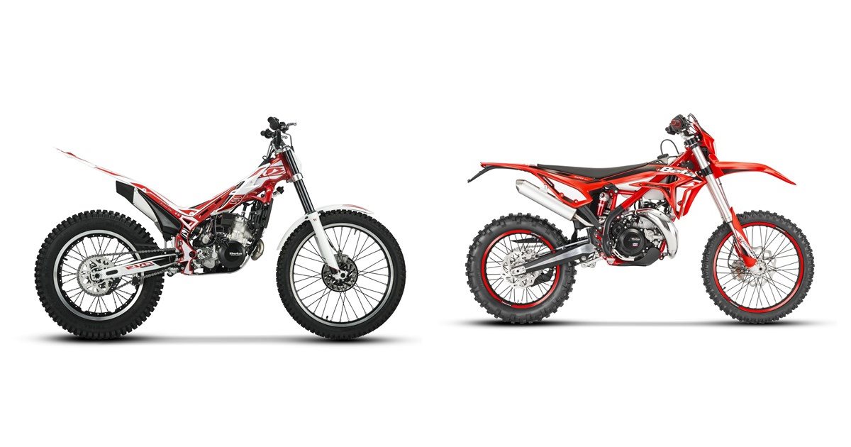 Motorrad Vergleich Beta Evo 300 2T 2017 vs. Beta Xtrainer 300 2023