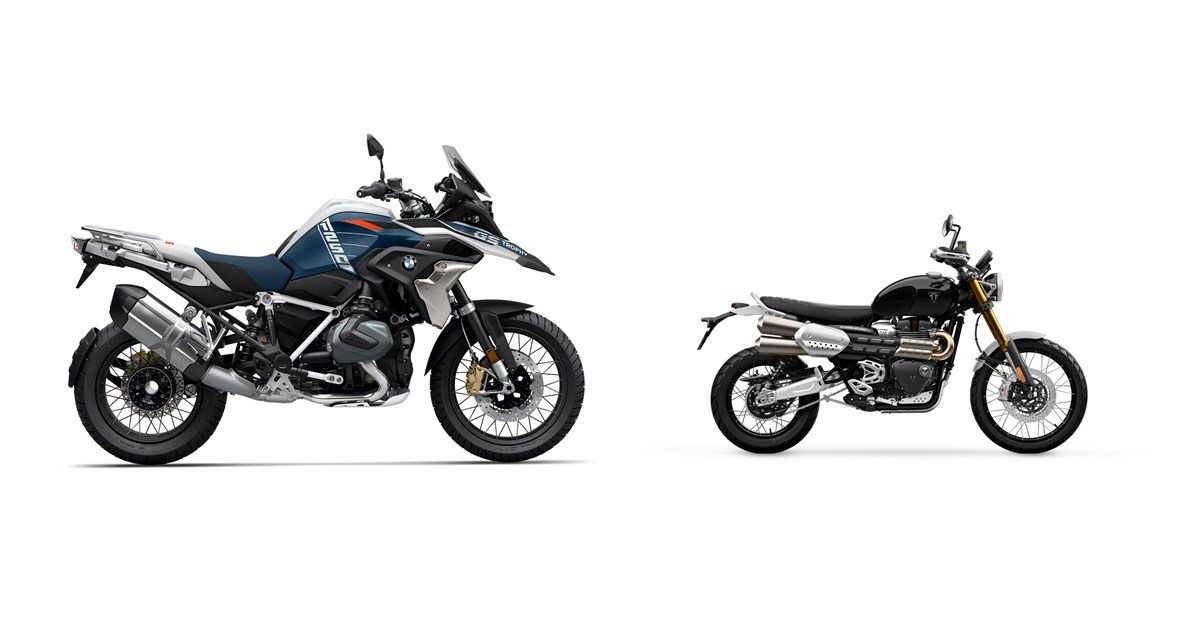 BMW R 1250 GS 2023 vs Triumph Scrambler 1200 XE 2024