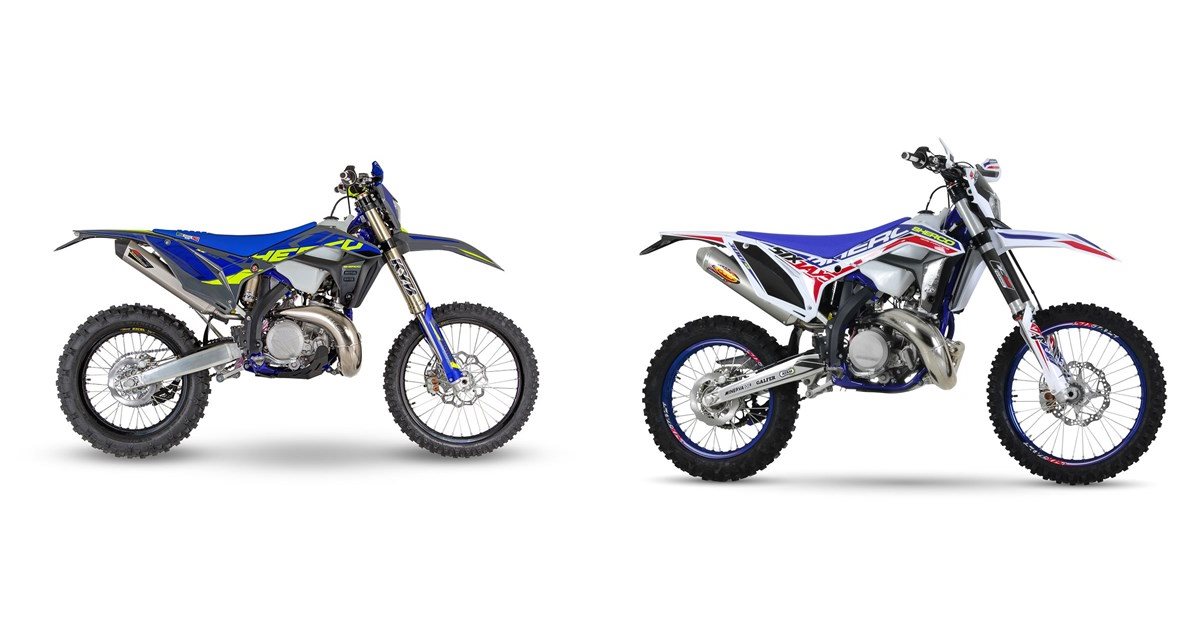 Motorrad Vergleich Sherco 300 SE Factory 2024 vs. Sherco 300 SE Six ...