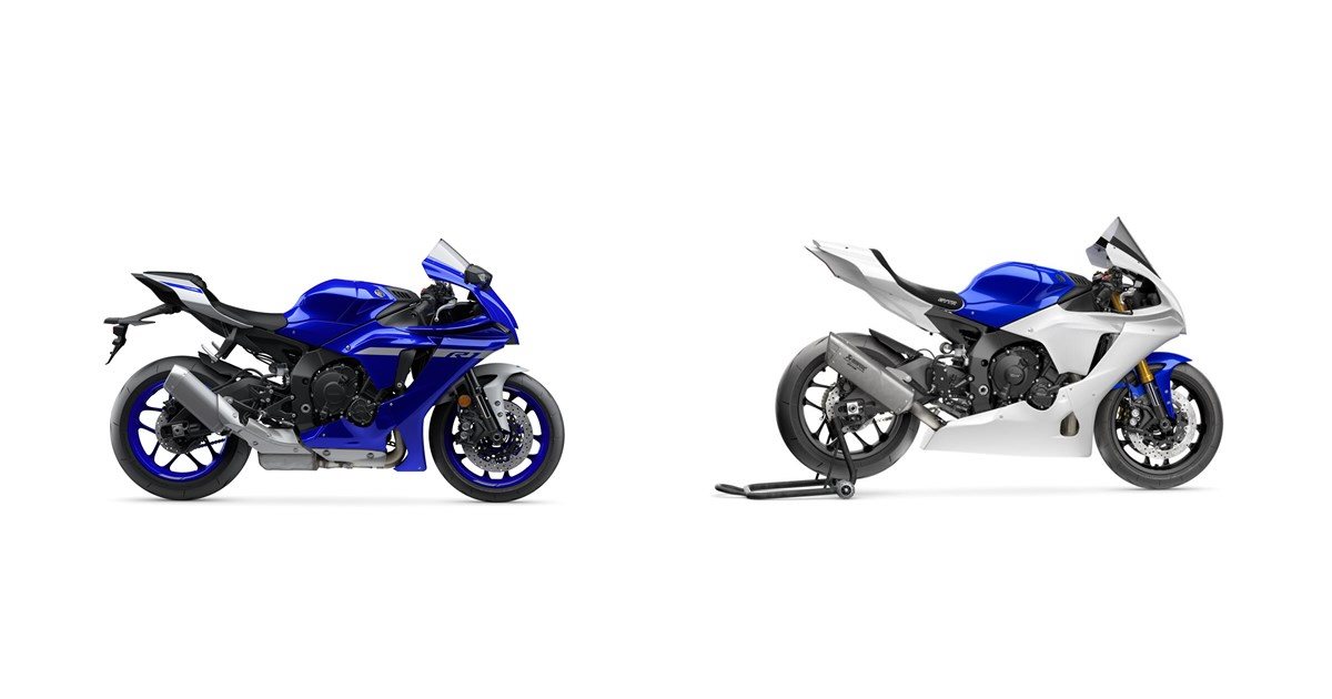 Motorrad Vergleich Yamaha R1 2020 vs. Yamaha R1 GYTR 2023