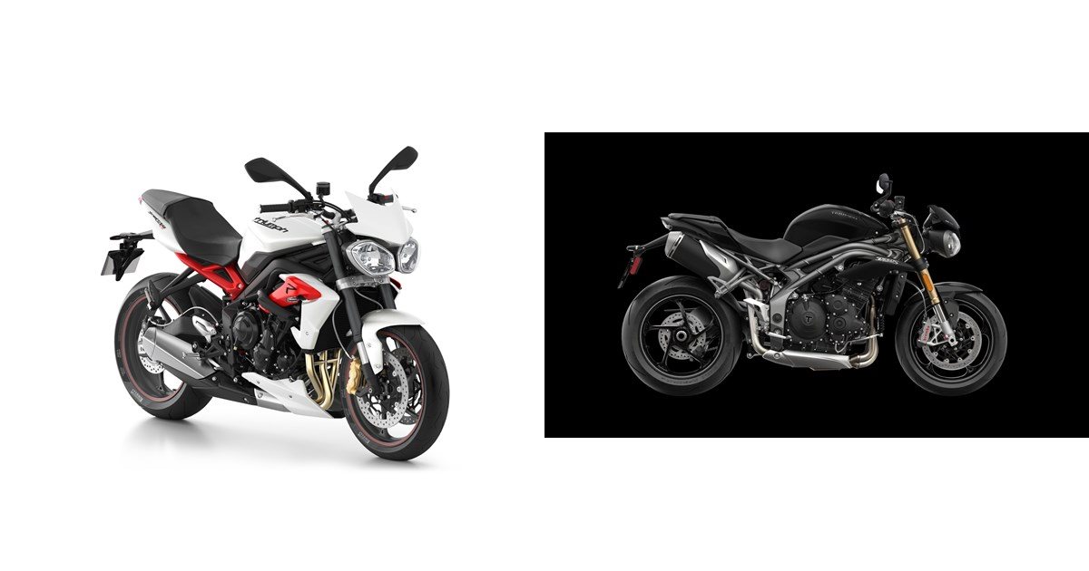 Motorrad Vergleich Triumph Street Triple 675 R 2013 vs. Triumph Speed ...