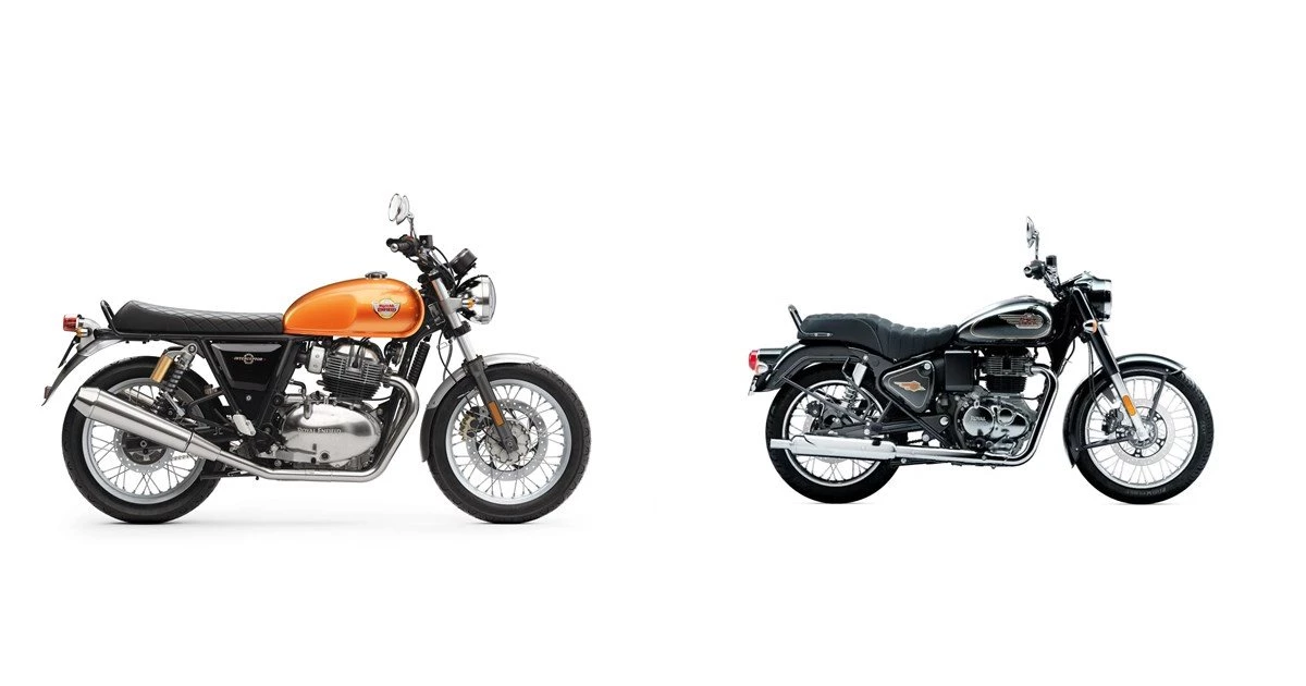 Royal Enfield Interceptor 650 2020 vs Royal Enfield Bullet 350 2024