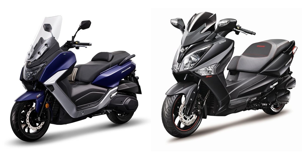 Sym MaxSym 400i 2021 vs Sym GTS 300i 2020