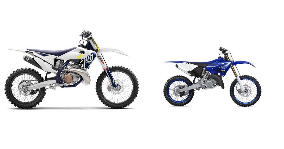 Motorrad Vergleich Husqvarna TC 250 2022 vs. Yamaha YZ 125 LC 2020