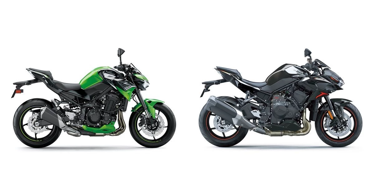 Kawasaki Z900 2020 vs Kawasaki Z H2 2024