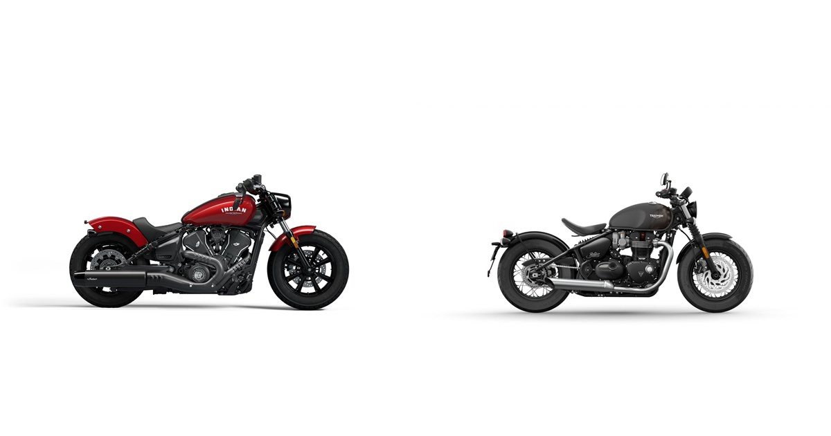 Indian Scout Bobber 2024 vs Triumph Bonneville Bobber 2022