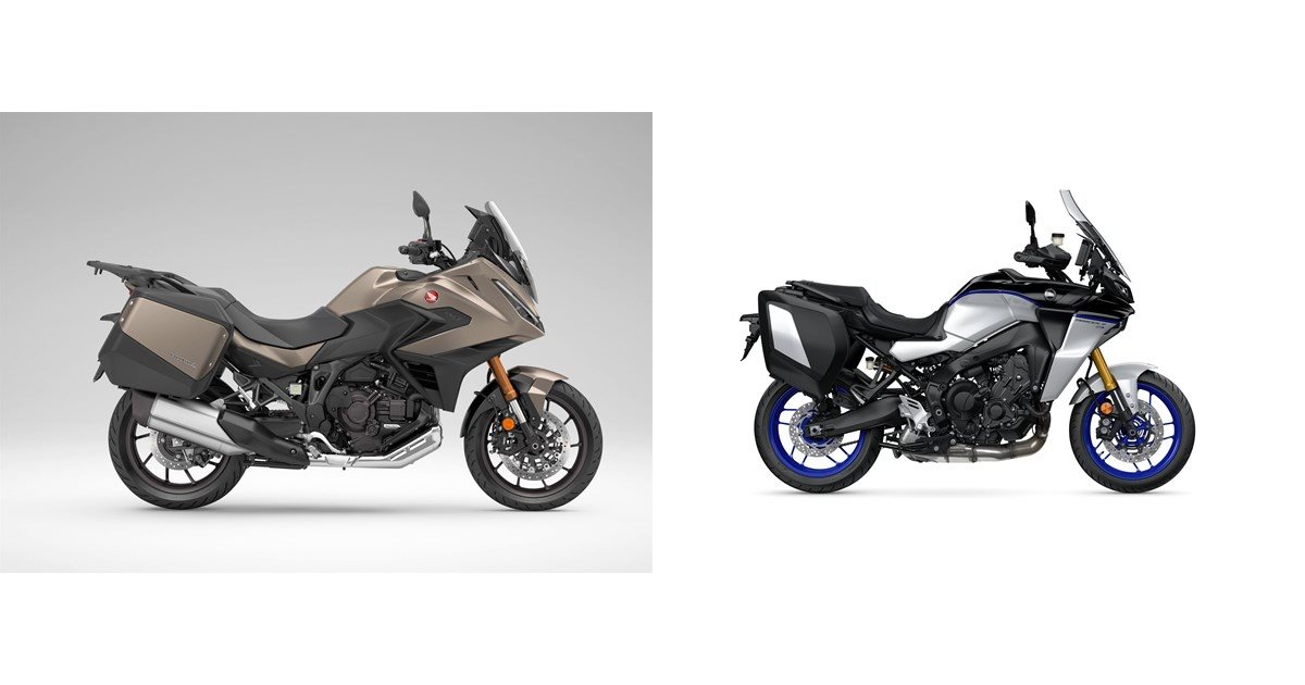 Honda NT1100 DCT Electronic Suspension 2025 vs Yamaha Tracer 9 GT+ 2024
