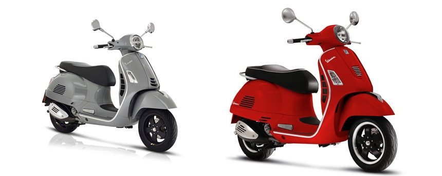Motorrad Vergleich Vespa GTS 125ie Super Tech 2019 vs. Vespa GTS 125 ie Super 2009