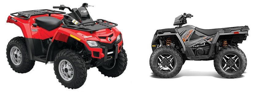 Motorrad Vergleich Can-Am Outlander 650 2011 vs. Polaris Sportsman 570 ...