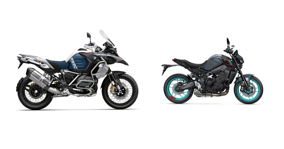 BMW R 1250 GS Adventure 2023 vs Yamaha MT-09 2022