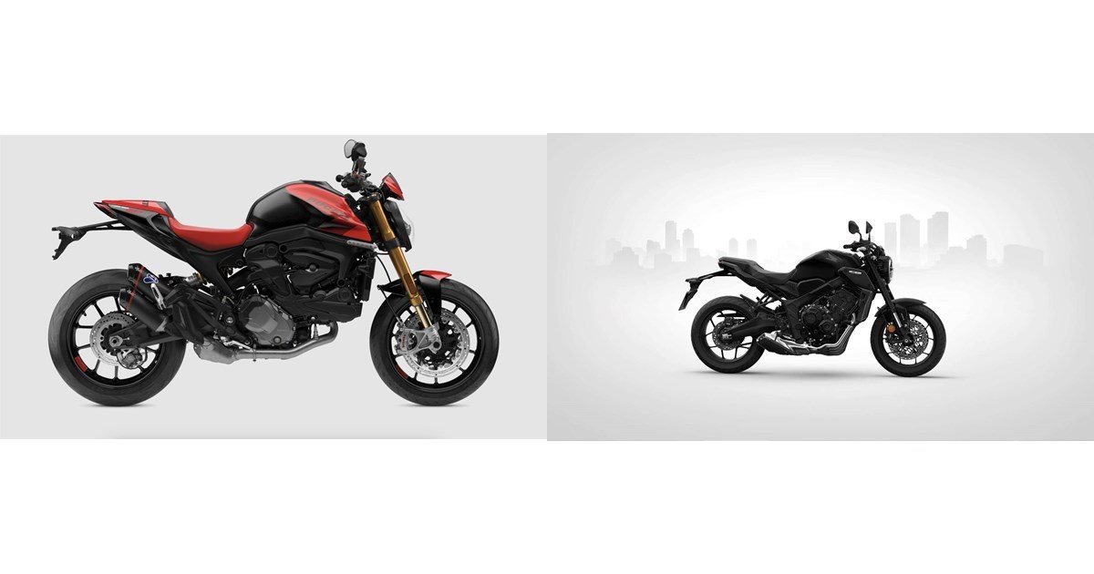 Ducati Monster SP 2024 vs Honda CB650R 2024