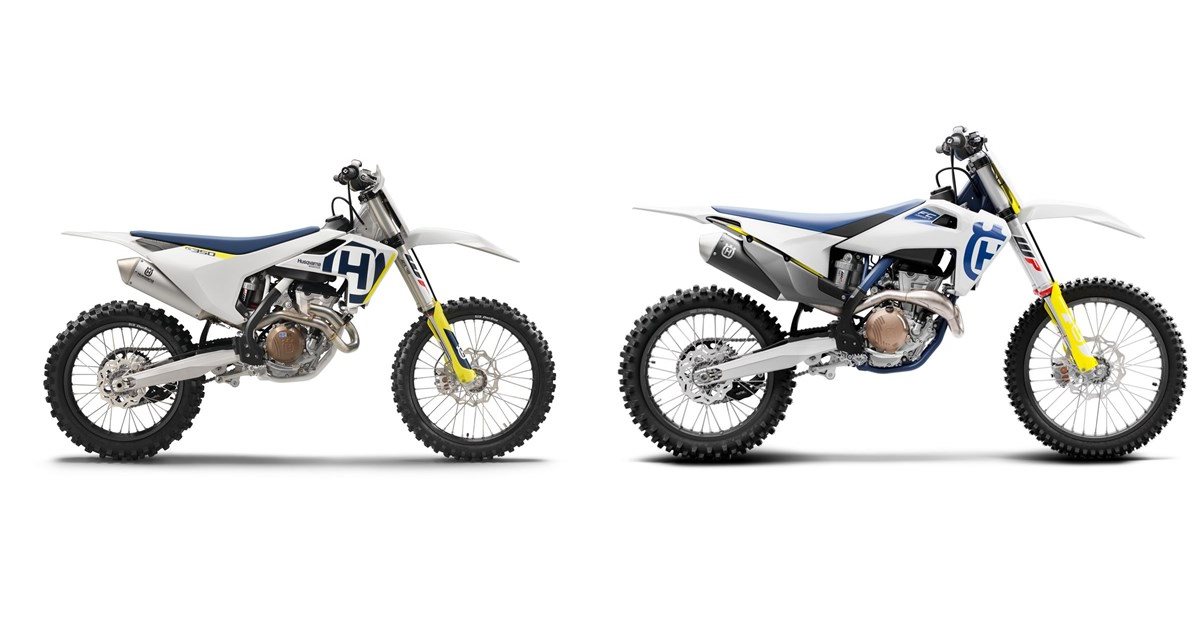 Motorrad Vergleich Husqvarna FC 350 2018 vs. Husqvarna FC 350 2020