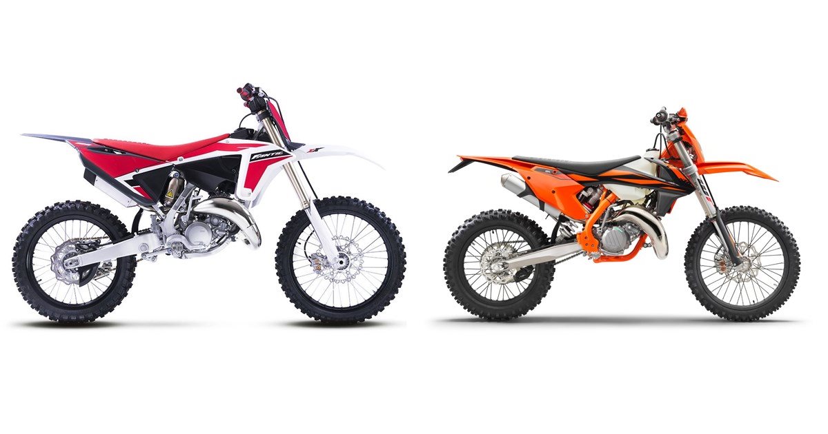 Motorrad Vergleich Fantic XX 125 2022 vs. KTM 125 XC-W 2019