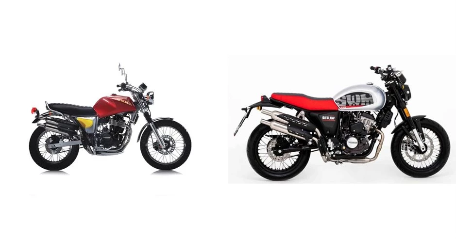 Motorrad Vergleich SWM Silver Vase 440 2018 vs. SWM Gran Milano Outlaw ...