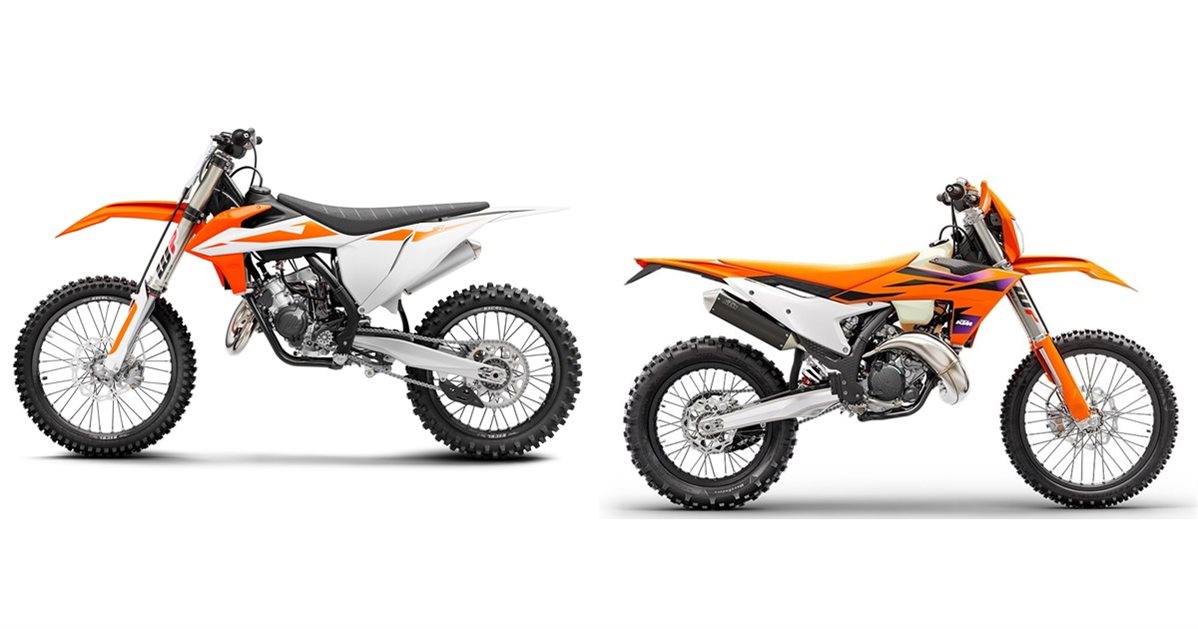 KTM 150 SX 2019 vs KTM 150 EXC TBI 2024