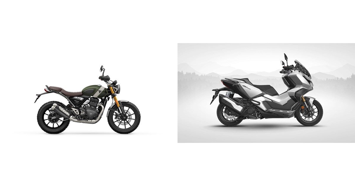 Triumph Scrambler 400 X 2024 vs Honda ADV350 2023