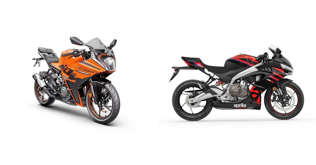 KTM RC 390 2022 vs Aprilia RS 457 2023