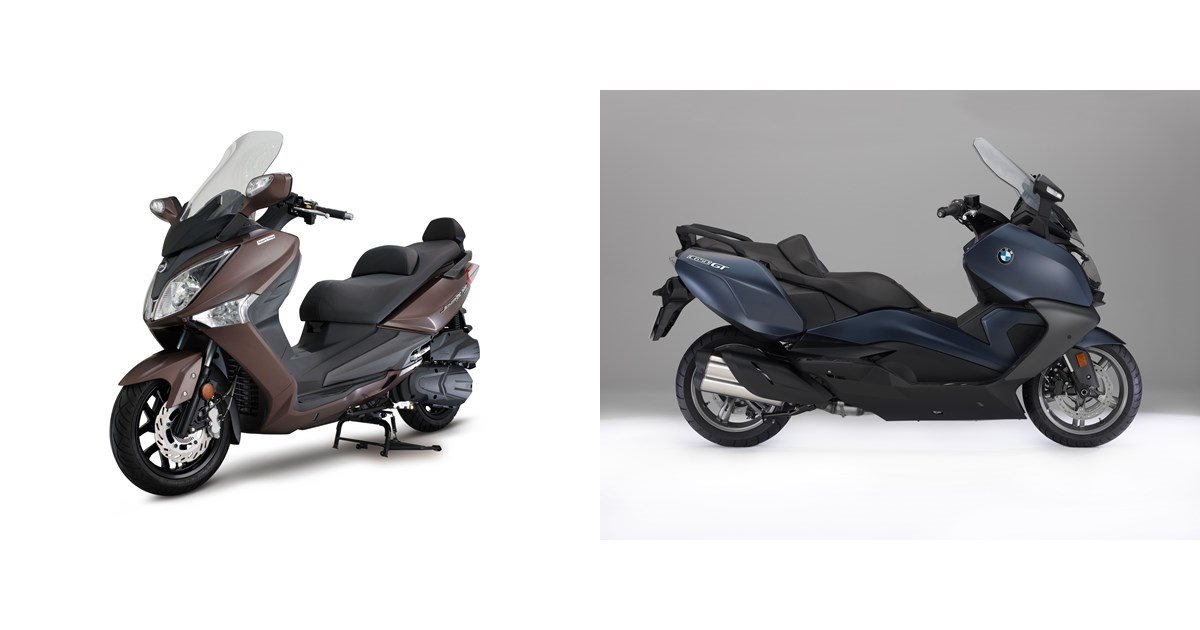 Motorrad Vergleich Sym MaxSym 600i 2019 vs. BMW C 650 GT 2019