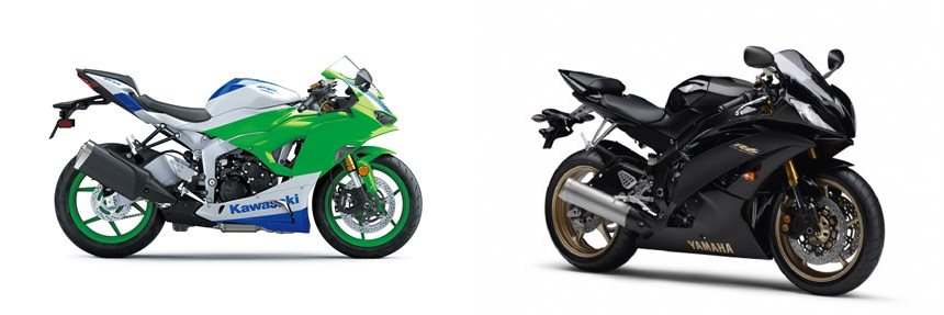 Motorrad Vergleich Kawasaki Ninja ZX-6R 40th Anniversary Edition 2024 ...