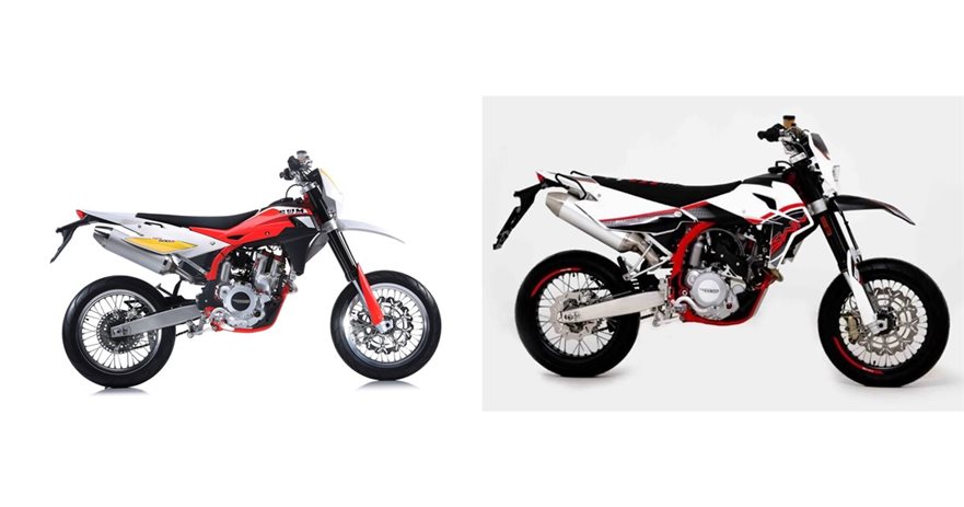 Motorrad Vergleich SWM SM 500 R 2018 vs. SWM SM 500 R 2024
