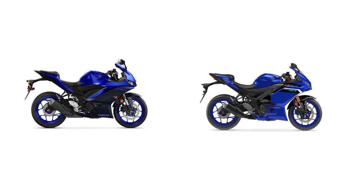 Yamaha R3 2023 vs Yamaha R3 2025