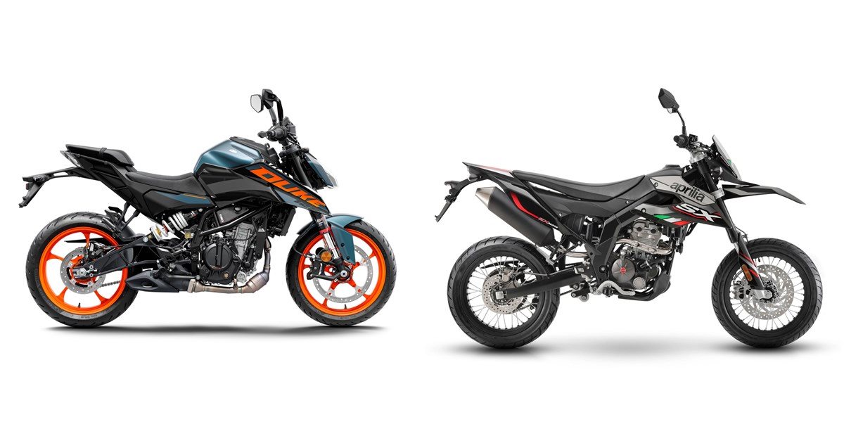 KTM 125 Duke 2024 vs Aprilia SX 125 Supermoto 2021