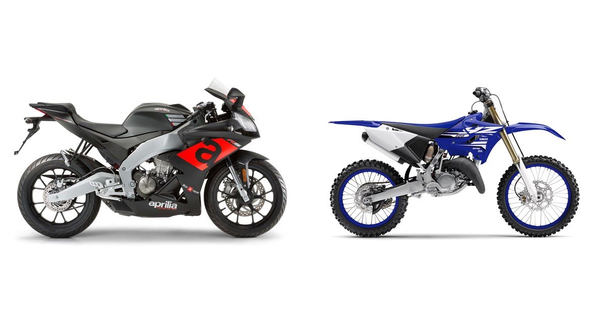 Motorrad Vergleich Aprilia RS 125 ABS 2017 vs. Yamaha YZ 125 LC 2018