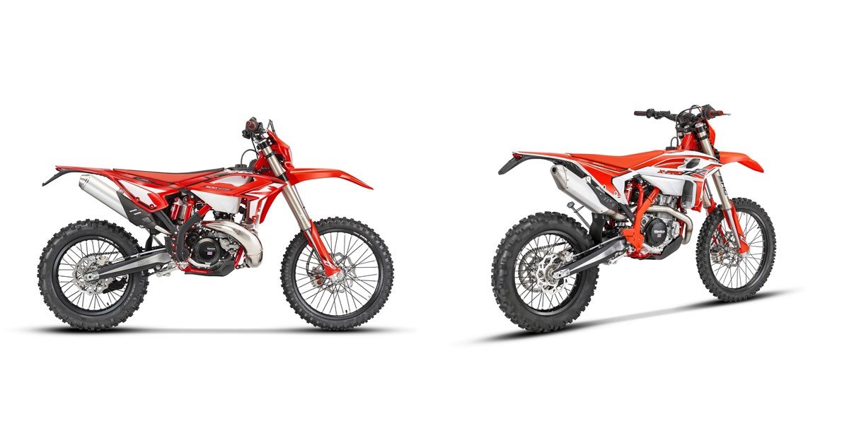 Motorrad Vergleich Beta RR 2T 300 2024 vs. Beta RR X-PRO 4T 390 2025