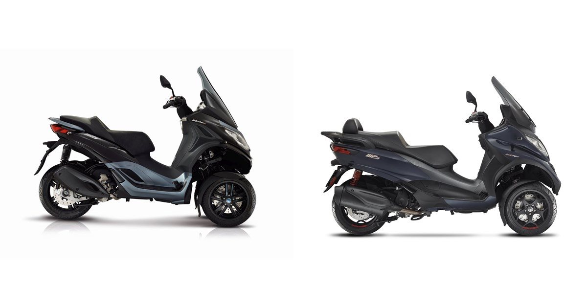 Motorrad Vergleich Piaggio MP3 300 2024 vs. Piaggio MP3 400 Sport 2022