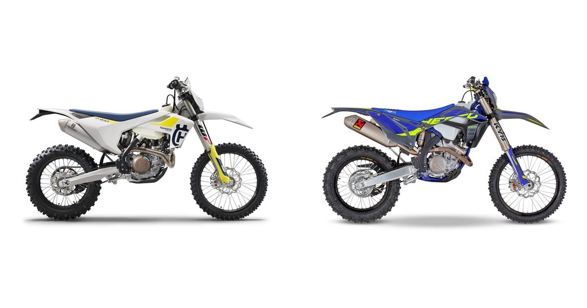 Husqvarna FE 450 2019 vs Sherco 300 SEF Factory 2024