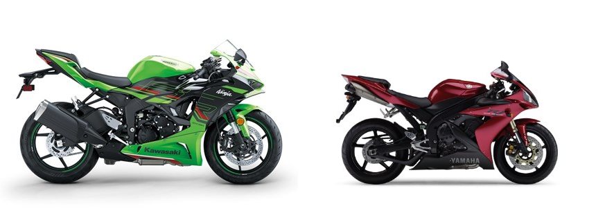 Kawasaki Ninja ZX-6R 2024 vs Yamaha R1 2005