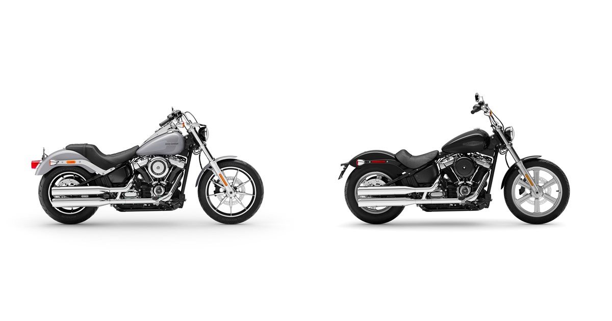 Motorrad Vergleich Harley-Davidson Softail Low Rider FXLR 2019 vs ...