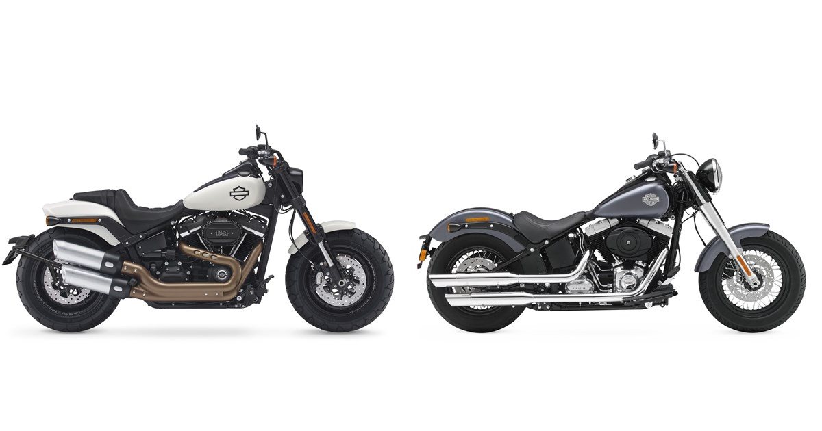 Motorrad Vergleich Harley-Davidson Softail Fat Bob 114 FXFBS 2018 vs ...