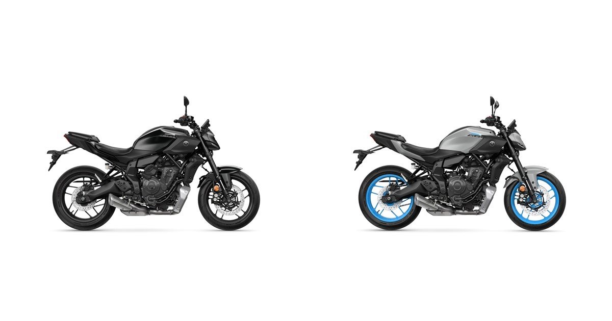 Motorrad Vergleich Yamaha MT-07 Y-AMT 2025 vs. Yamaha MT-07 2025