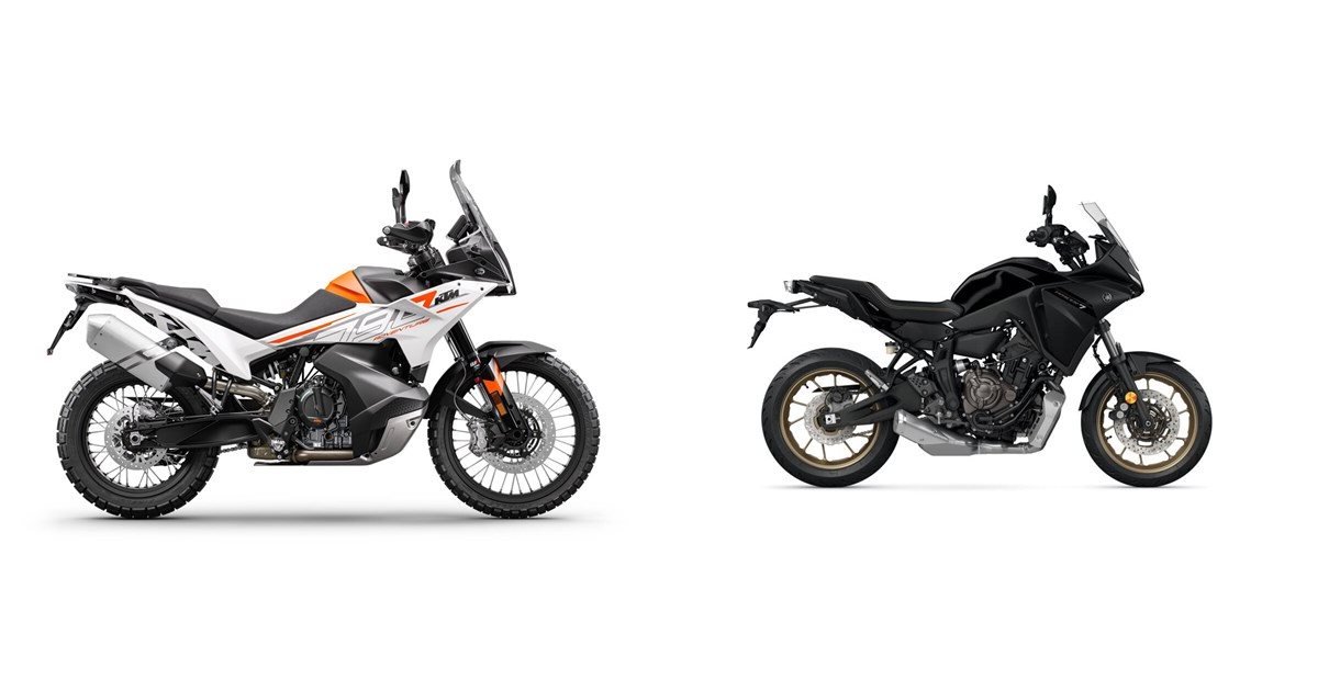 Motorrad Vergleich KTM 790 Adventure 2024 vs. Yamaha Tracer 7 2024